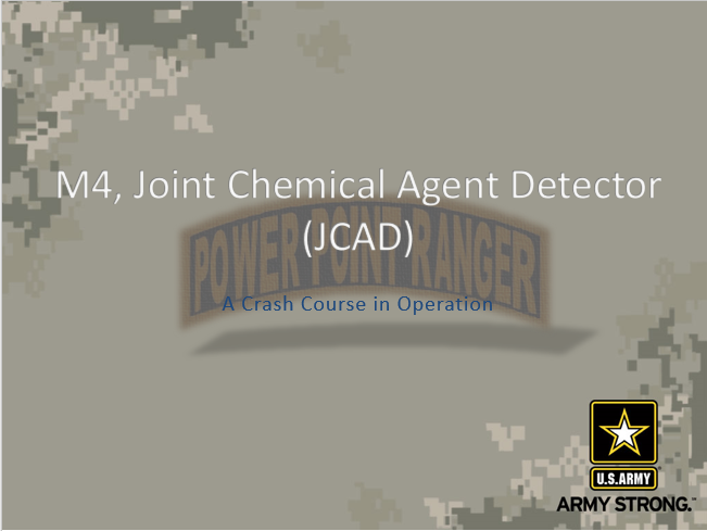 M4-JCAD - PowerPoint Ranger, Pre-made Military PPT Classes